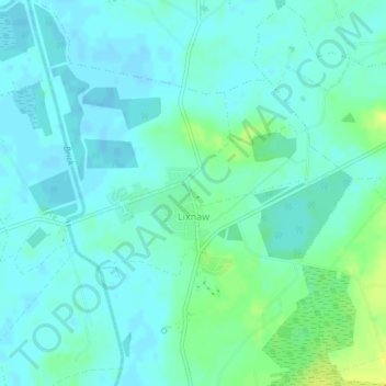 Lixnaw topographic map, elevation, terrain
