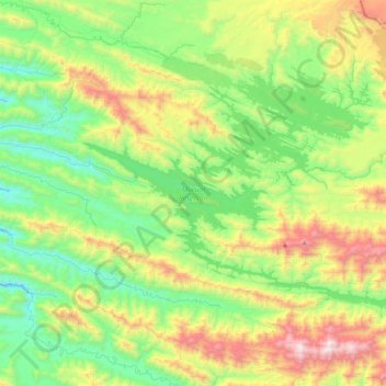Murum Reservoir topographic map, elevation, terrain