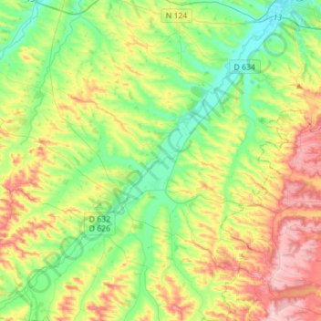 32130 topographic map, elevation, terrain