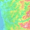 Portugal topographic maps, elevation, terrain