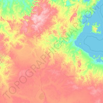 Roper Gulf Region topographic map, elevation, terrain