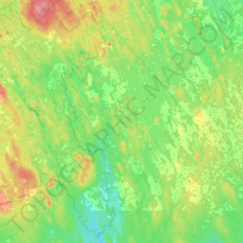 Jordan Lake topographic map, elevation, terrain