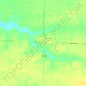 Raritan topographic map, elevation, terrain