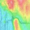 Seattle topographic maps, elevation, terrain