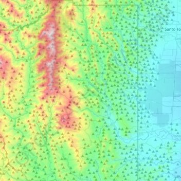 Paquibato topographic map, elevation, terrain