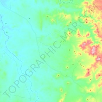 Abington topographic map, elevation, terrain