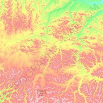 Blackstone River topographic map, elevation, terrain