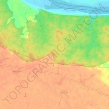 Chachar topographic map, elevation, terrain