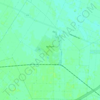Maglic topographic map, elevation, terrain