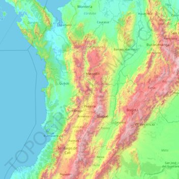 Rio Cauca Map