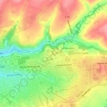 50000 topographic map, elevation, terrain