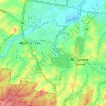 4035 topographic map, elevation, terrain