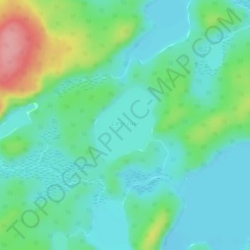 Clear Lake topographic map, elevation, terrain