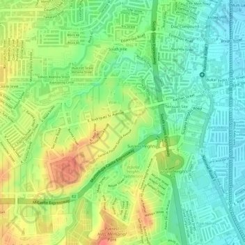 Jamboree Lake topographic map, elevation, terrain