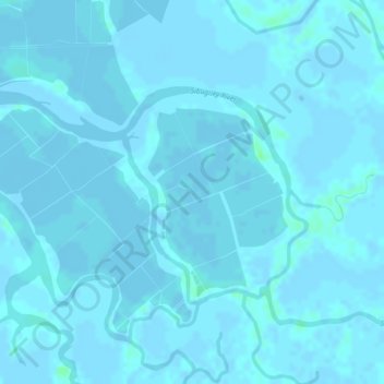 Sibuguey River topographic map, elevation, terrain