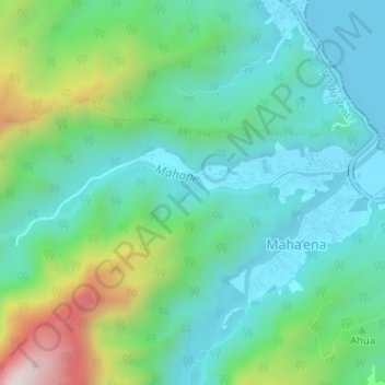 Mahape topographic map, elevation, terrain