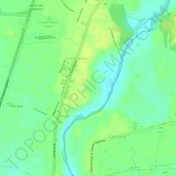 Robinson Homes topographic map, elevation, terrain