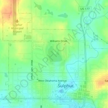 Lacy Lake topographic map, elevation, terrain