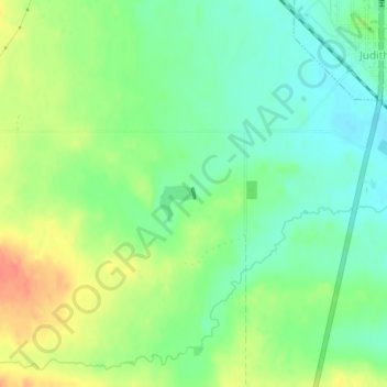 Ozone Layer Dam topographic map, elevation, terrain
