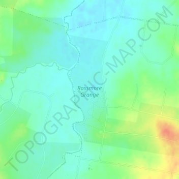 Rossmore Grange topographic map, elevation, terrain