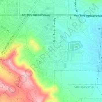 Freemont Springs Park topographic map, elevation, terrain
