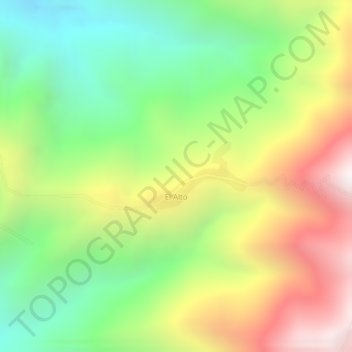 El Alto topographic map, elevation, terrain