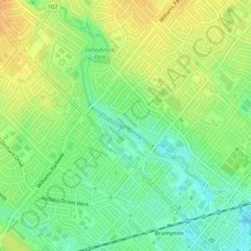 Calvert Park topographic map, elevation, terrain