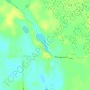 Upper Twin Lakes topographic map, elevation, terrain