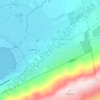 Pollock Park topographic map, elevation, terrain